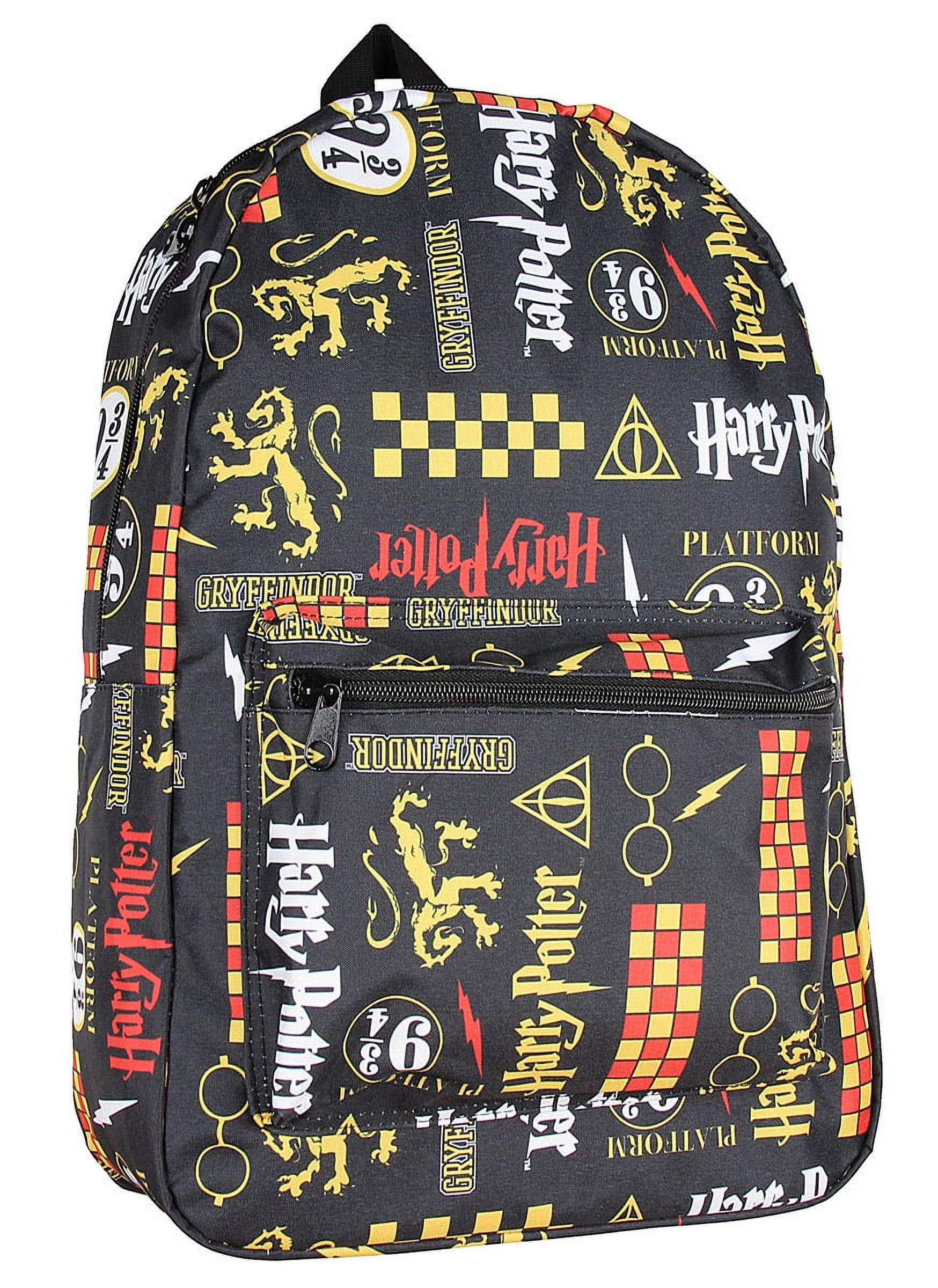 Wizarding World of Harry Potter Backpack Gryffindor Hogwarts Icons ...