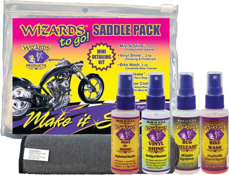 Wizards 22480 Saddle Pack Mini Detailing Kit - Walmart.com