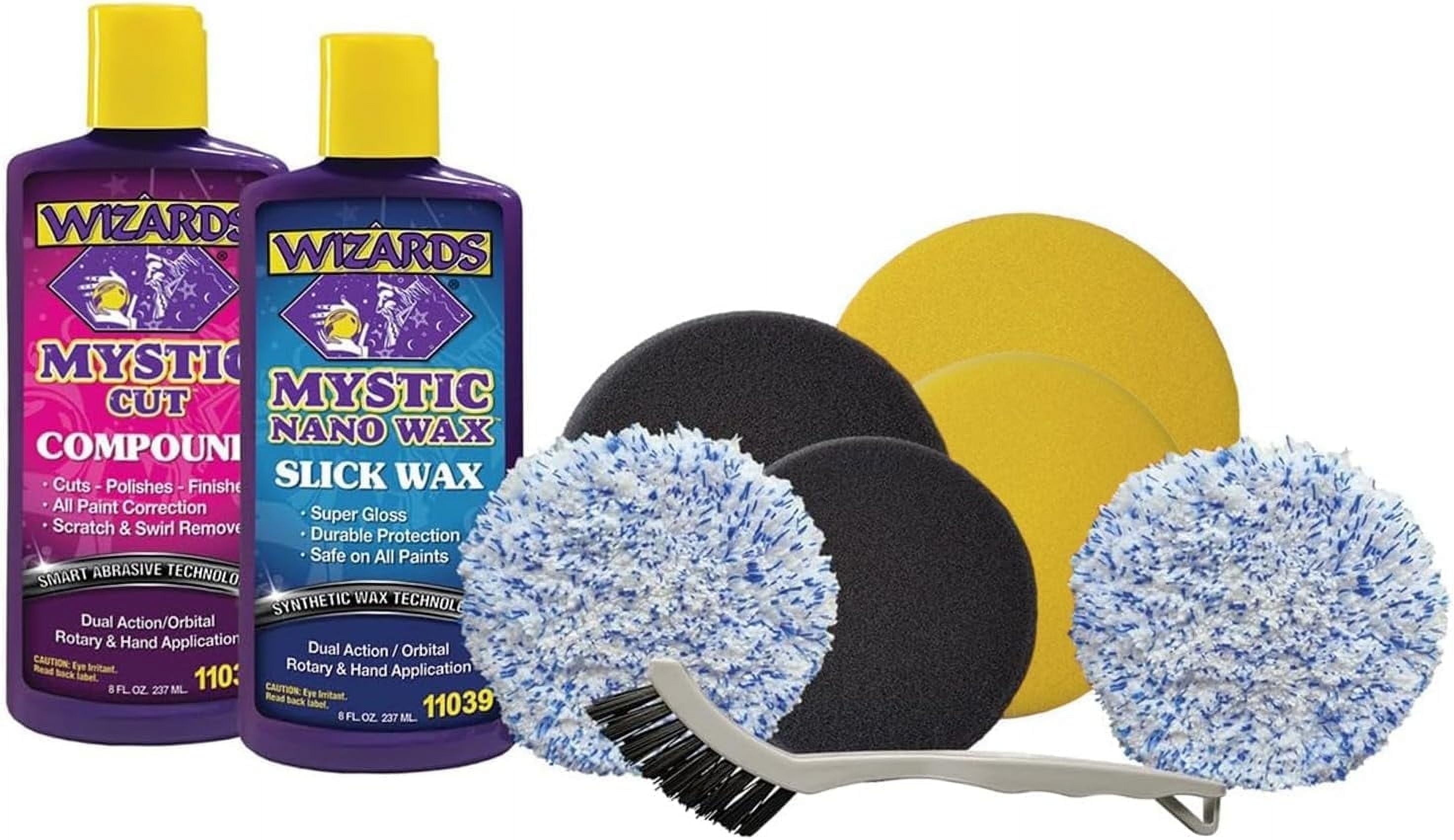 Wizards Products 9-pc Car Buffer Kits Da Mini Polishing Compound Swirl ...