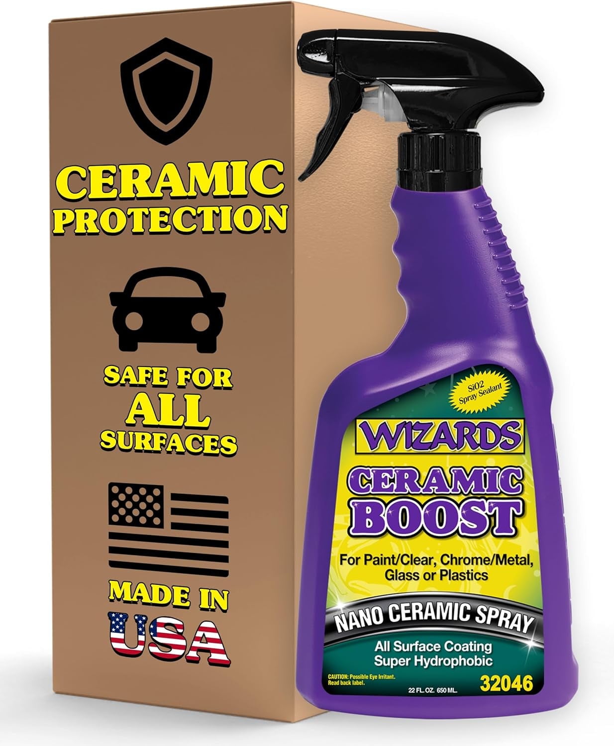 "Wizards Ceramic Boost Spray – SiO2-Based Ceramic Coating for Cars ...