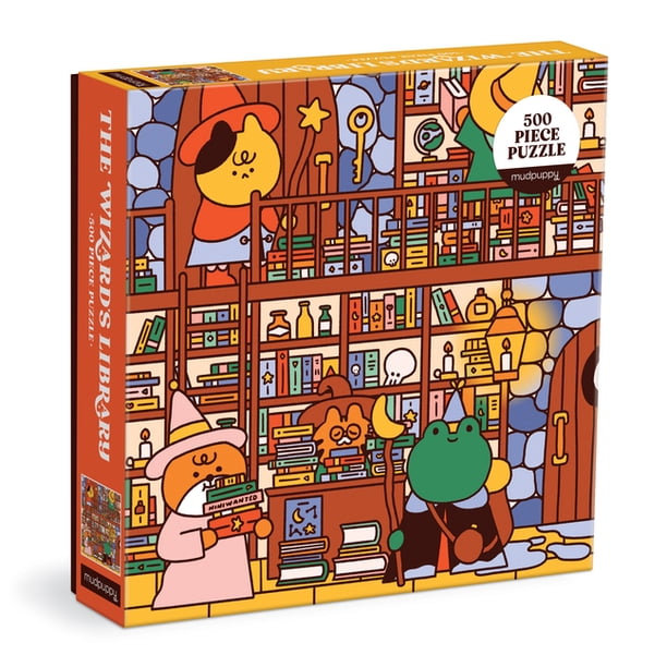 Wizards Library 500 Piece Family Puzzle - Walmart Business Supplies