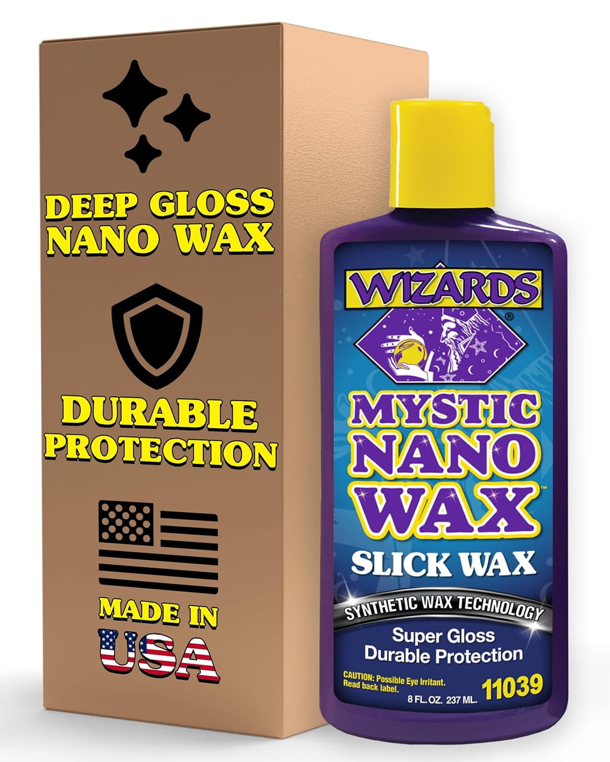Wizards Mystic Nano Car Wax Polish - Protects and Provides Extreme ...