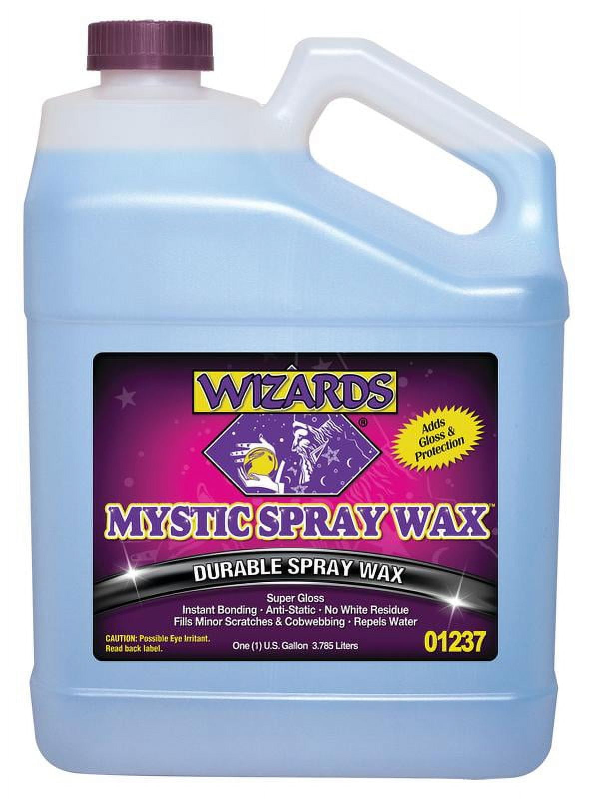 Wizards Mystic Spray Wax - Quick Car Detailing Supplies - Nano Polymer ...