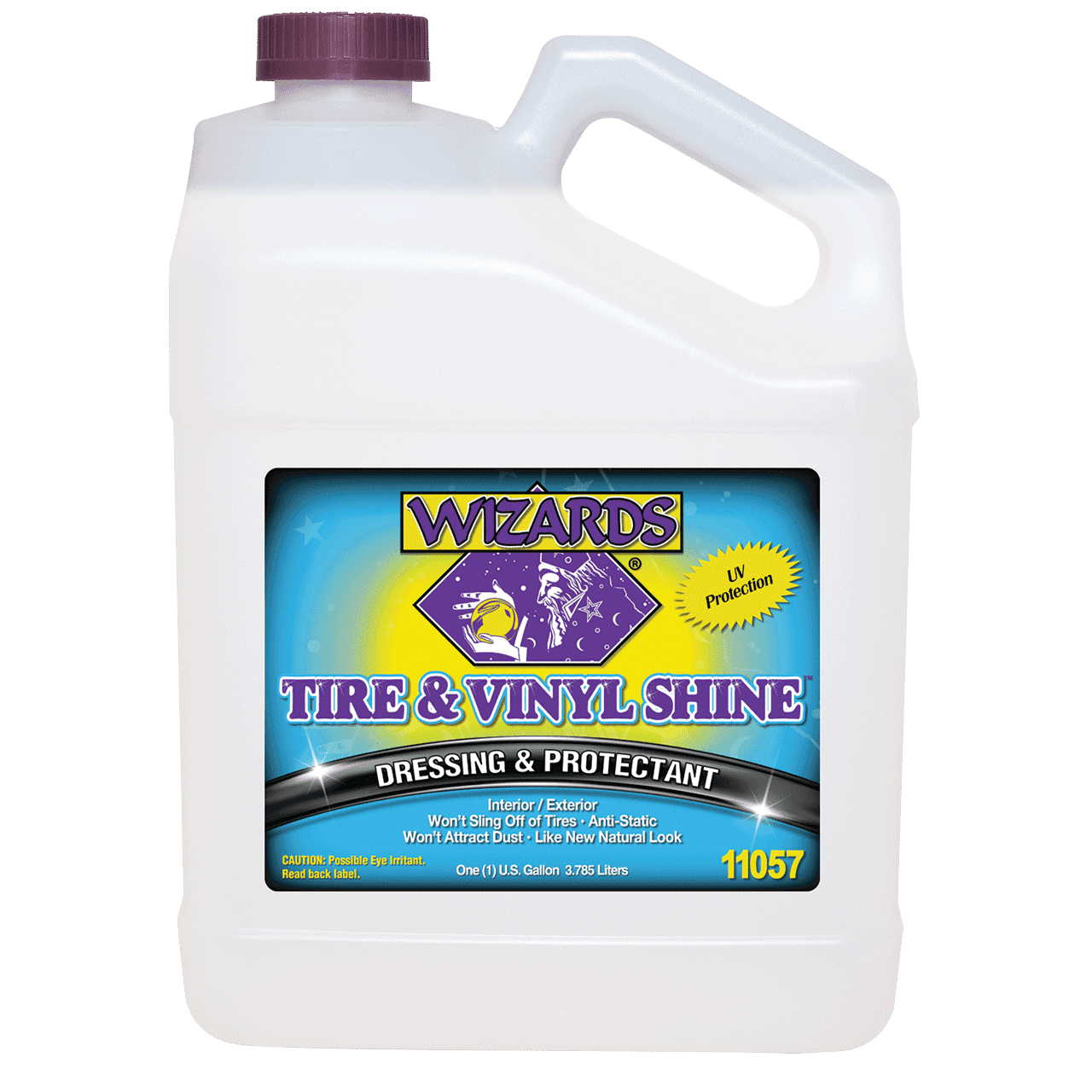 Wizards Tire and Wheel Shine - Interior Rubber Plastic Car Maintenance ...