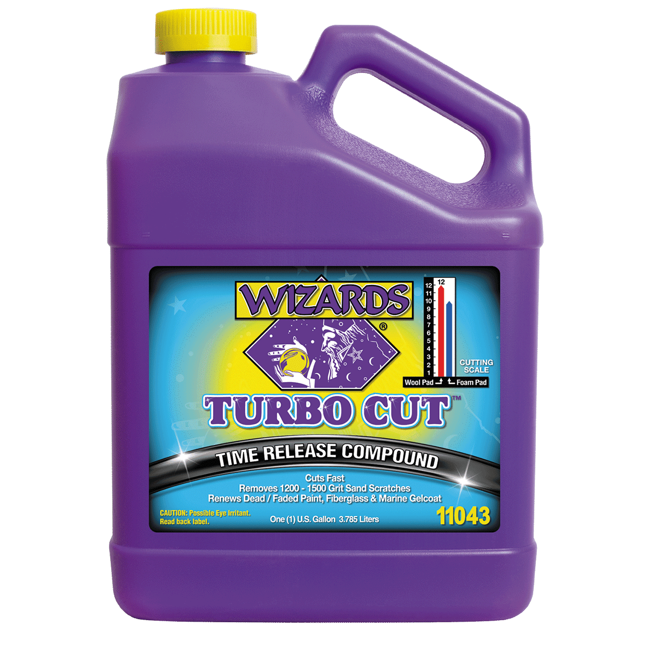 Wizards Turbo Cut Compound - Removes 1200 to 1500 Scratches - Renews ...