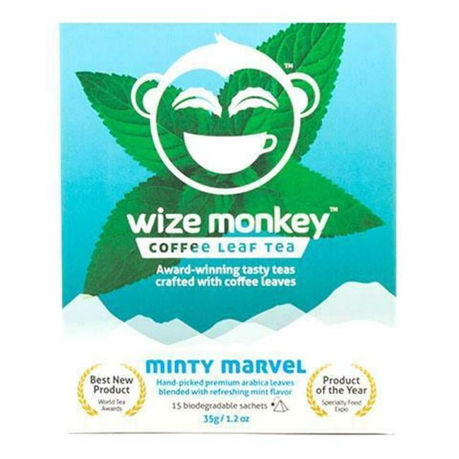 Wize Monkey - Coffee Leaf Tea Minty Marvel - 15 Sachet(s) - Walmart.com