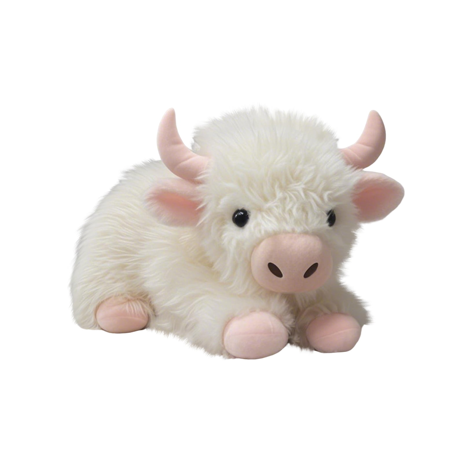 Wizlet 11in Highland Cow Stuffed Animal,Realistic Cow Plush Toy,Animal ...