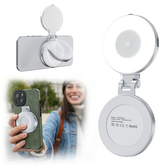 Wizlet 2026 Magnetic Grip&Magnetic Selfie Light Plus , Creator Kit with ...