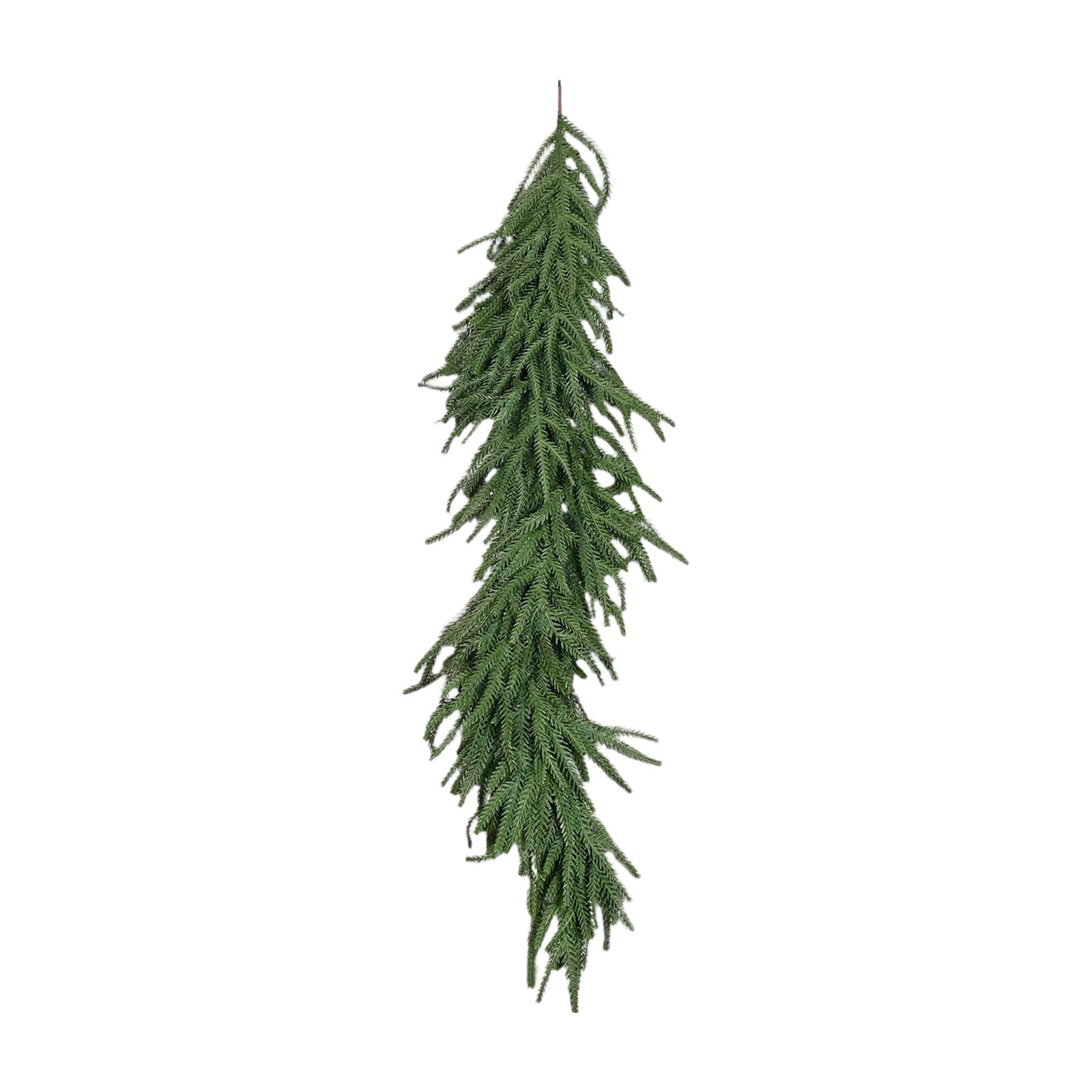 Wizlet 39.3in Artificial Christmas Teardrop Swag, Christmas Norfolk ...