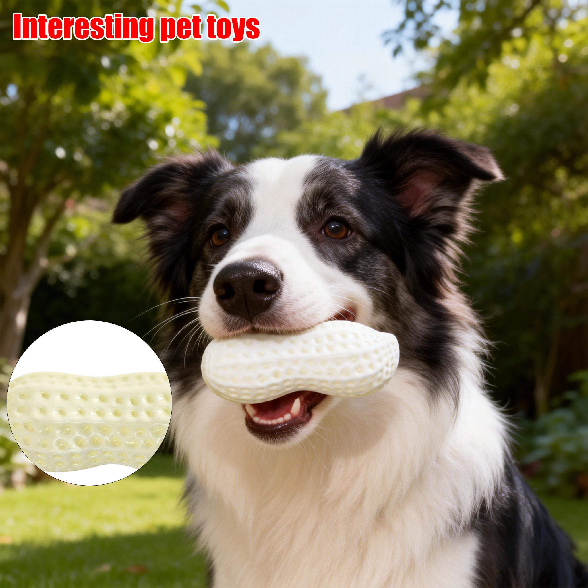 Wizlet Dog Toys Boredom Relief Artifact Sound Goober Dog Bites Grind ...