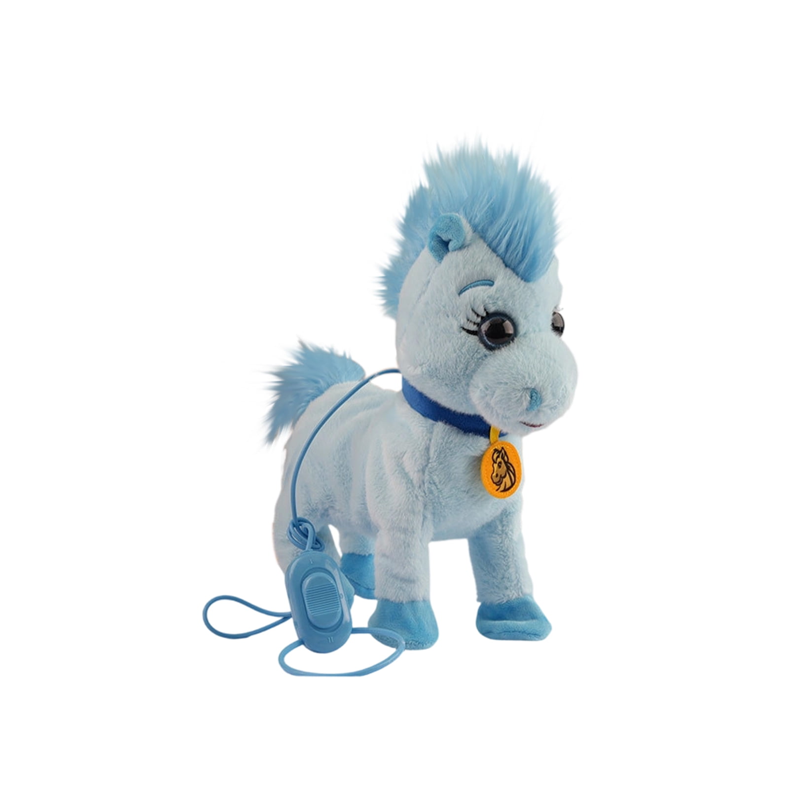 Wizlet Interactive Walking Plush Pony Toy Horse, with Touch Sensing ...