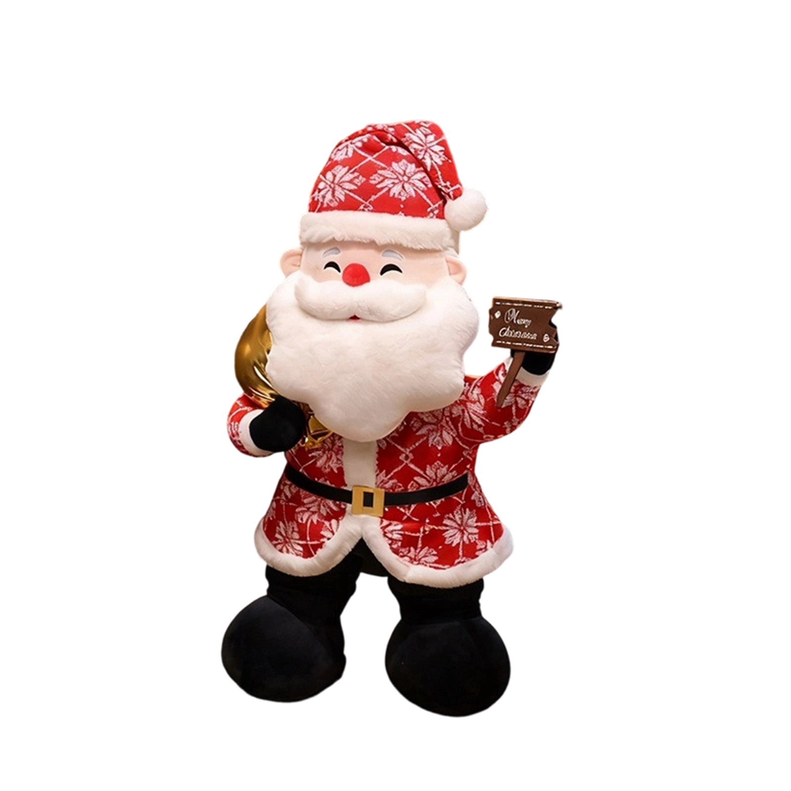 Wizlet Santa Plush - Stuffed Claus for Kids Toy and Saint Nick ...