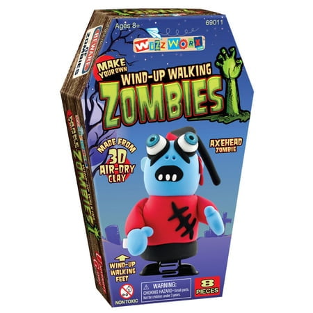 Wizz Worx DIY Wind-Up Walking Zombies - Axehead - Walmart.com