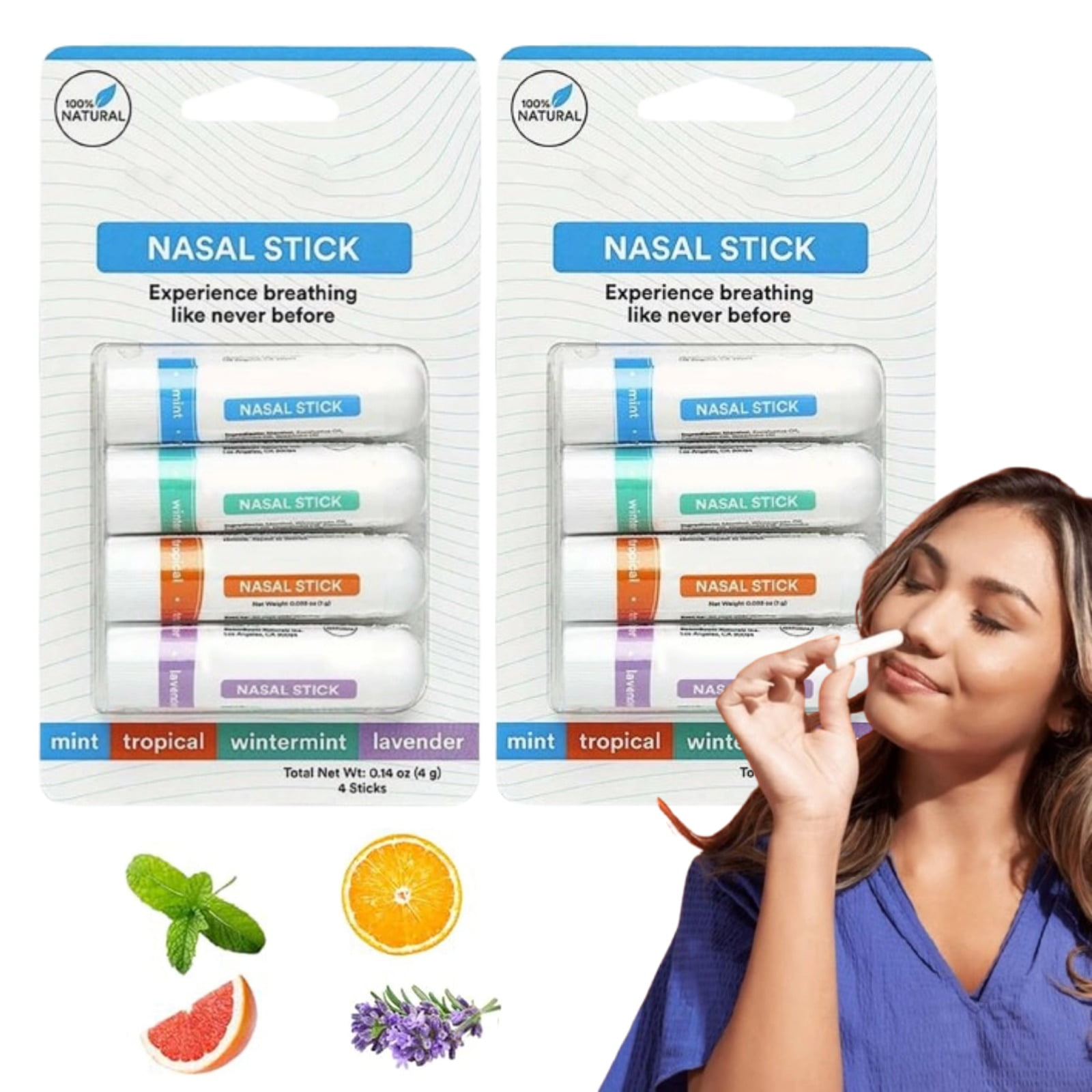 WldBzy Nasal Stick, Nasal Inhaler Stick, Nasal Congestion Relief Sticks ...
