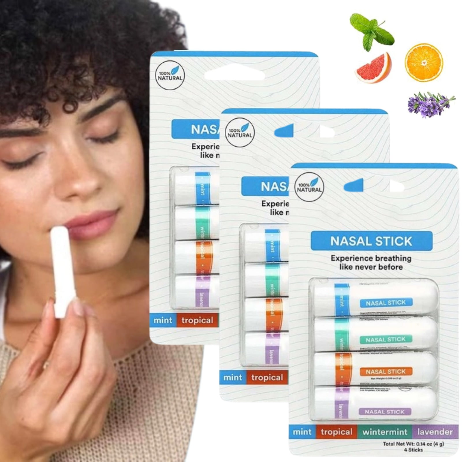 WldBzy Nasal Stick, Nasal Inhaler Stick, Nasal Congestion Relief Sticks ...