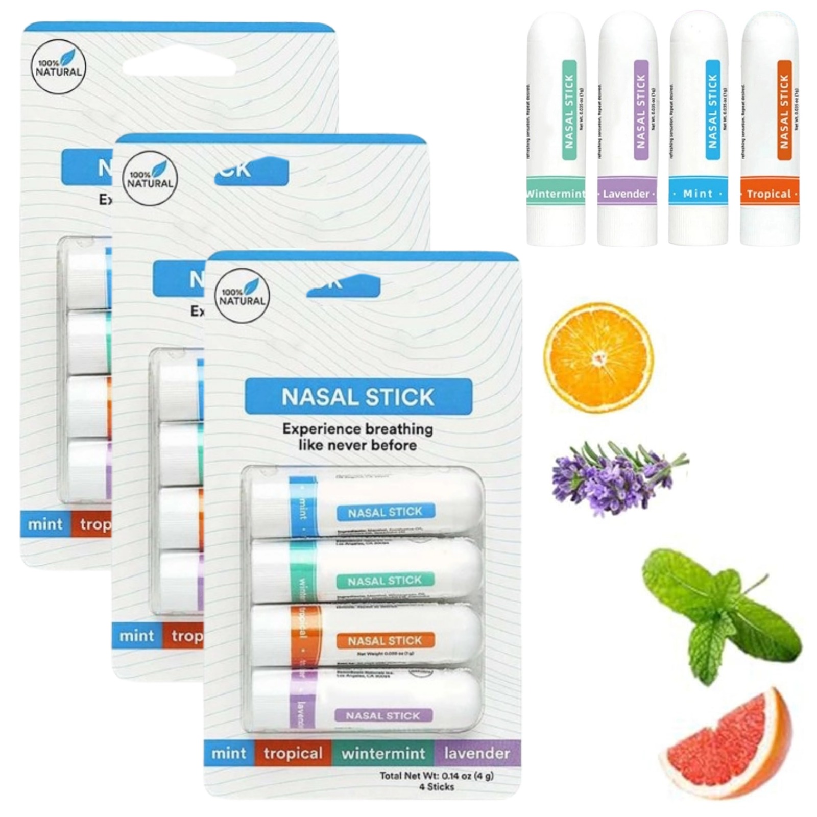 WldBzy Nasal Stick, Nasal Inhaler Stick, Vapor Inhaler Nasal Stick ...