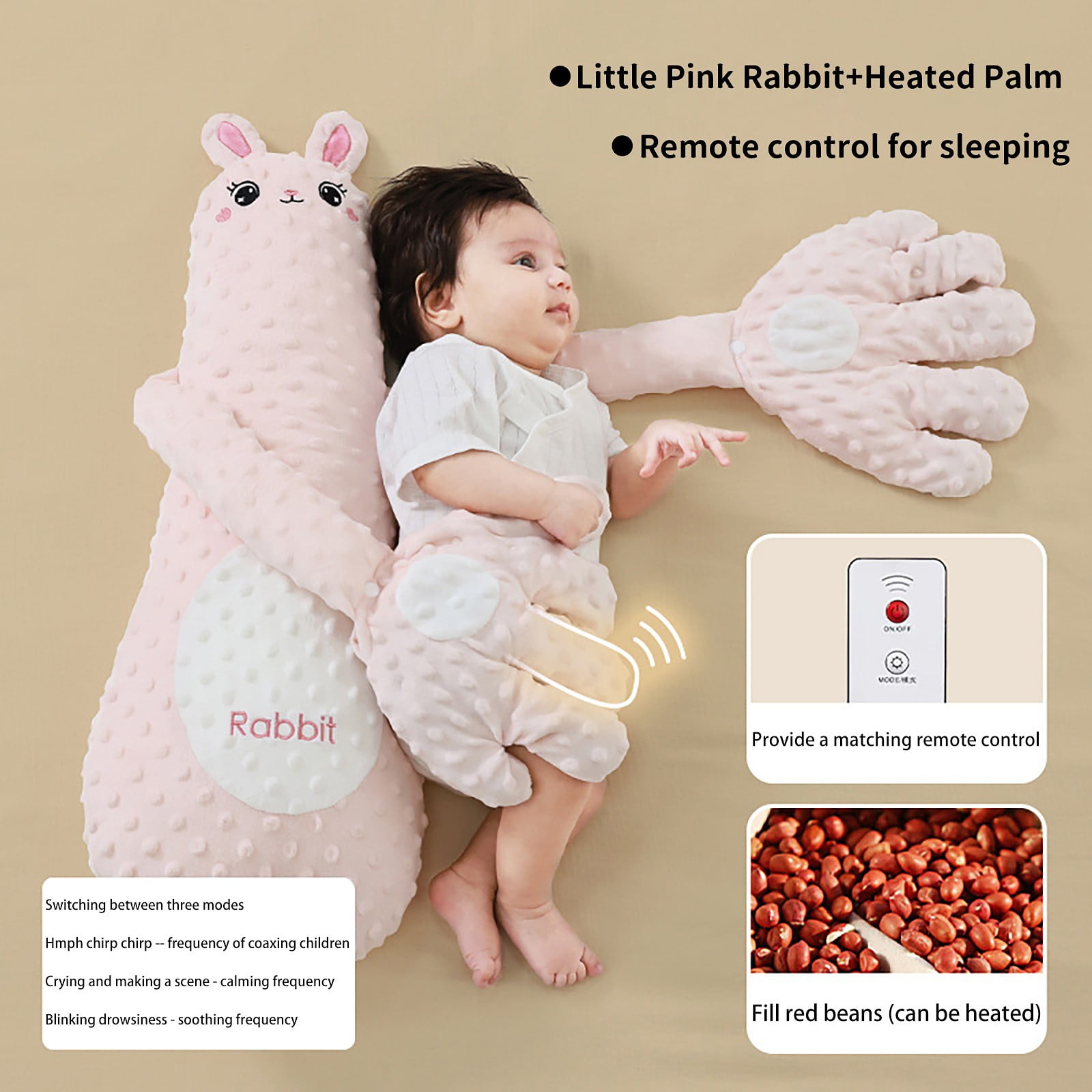 Wldoasz 2025 Baby Patter for Sleep - Baby Butt Patter, Choco Bear Baby ...