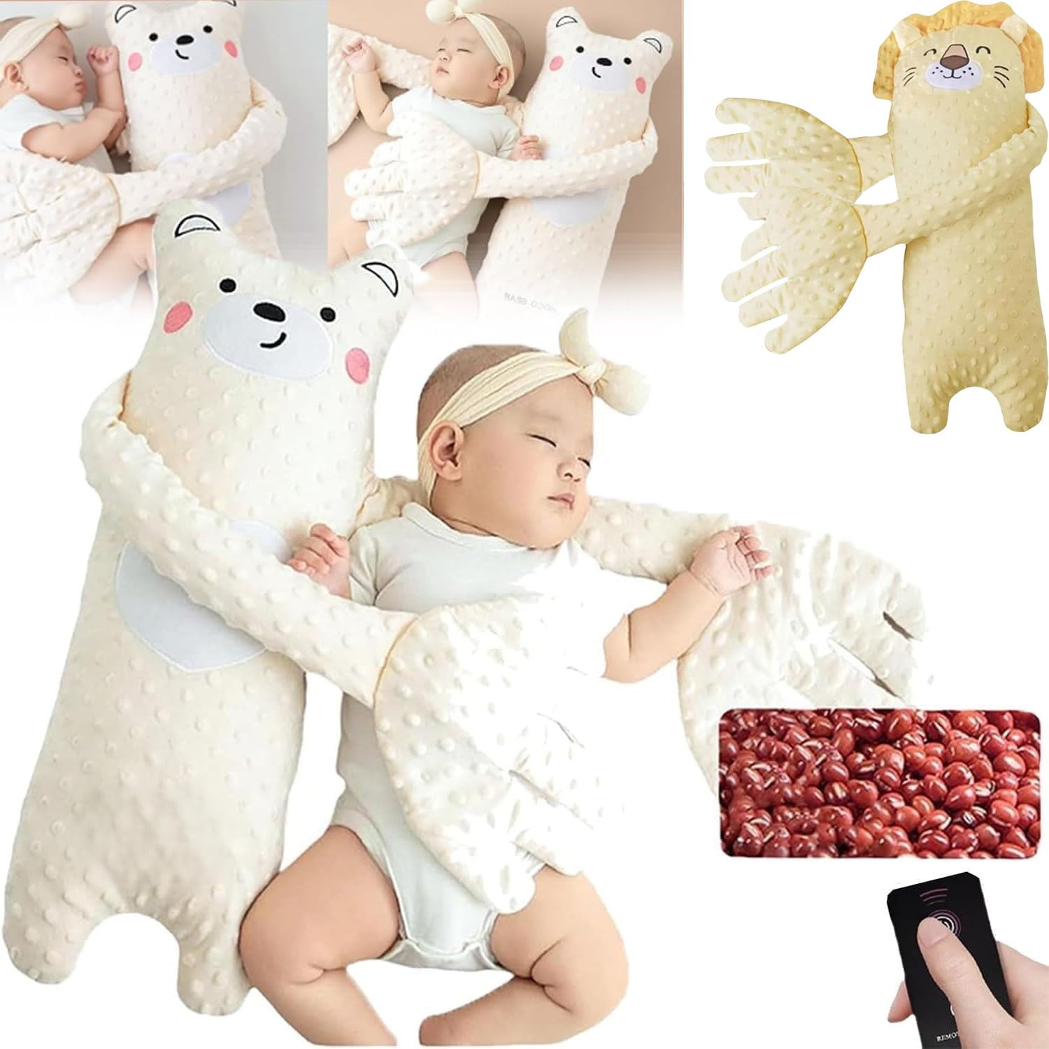 Wldoasz 2025 Baby Patter for Sleep - Baby Butt Patter, Choco Bear Baby ...