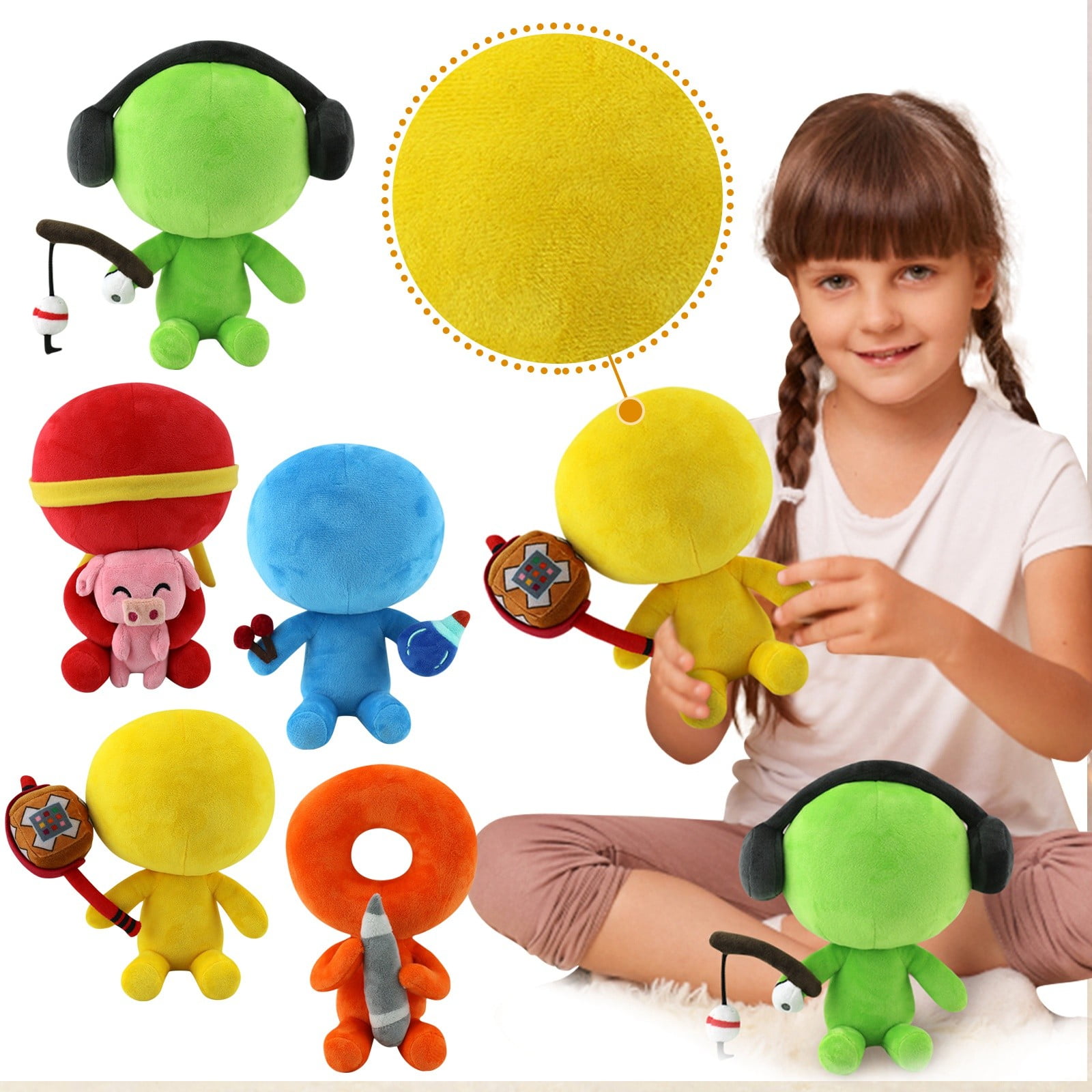 Wldoasz Alan Becker Plush – The Chosen One, The Dark Lord, Mitsi ...