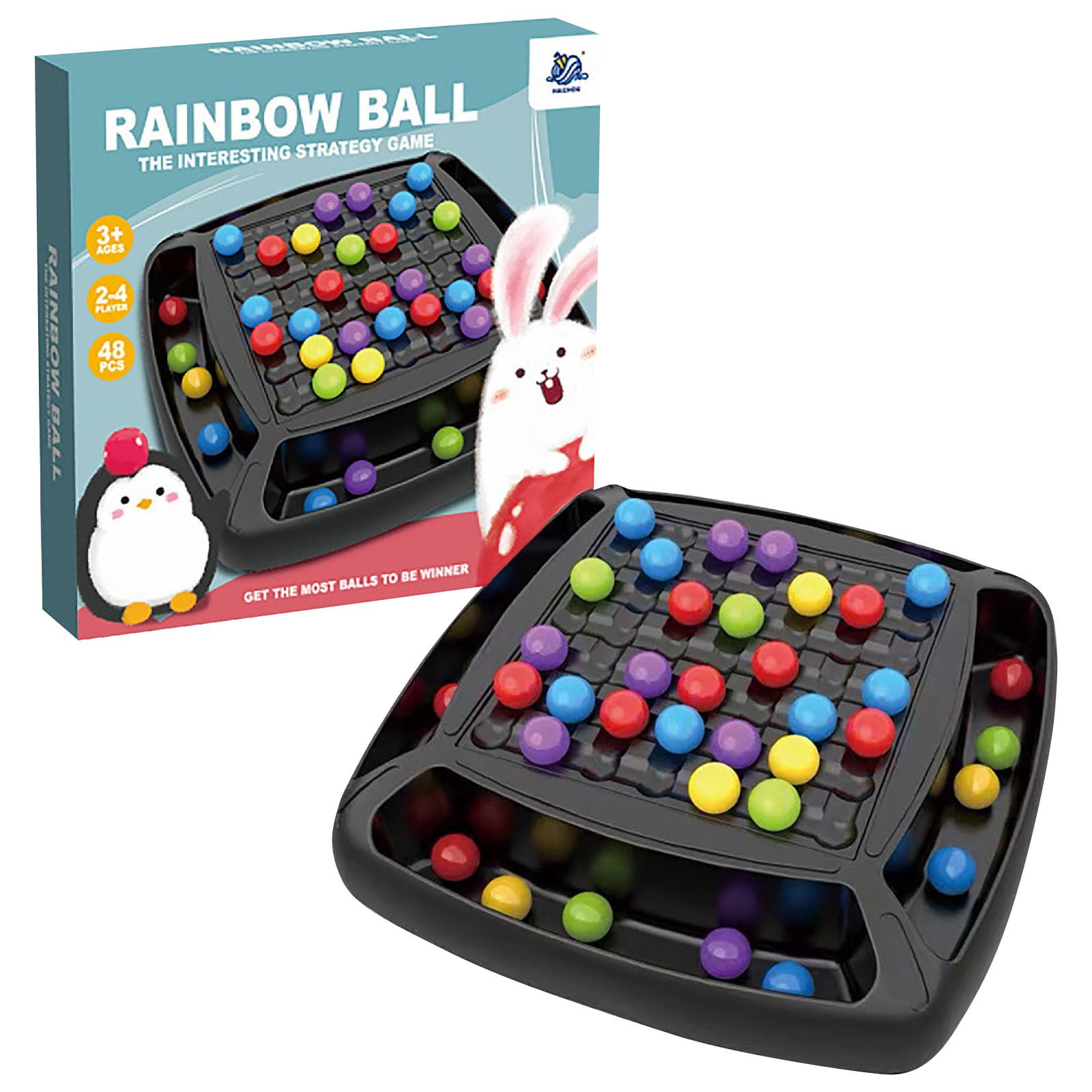 Wldoasz Rainbow Ball,Rainbow Friends Toys,2024 New Parent-Child Double ...