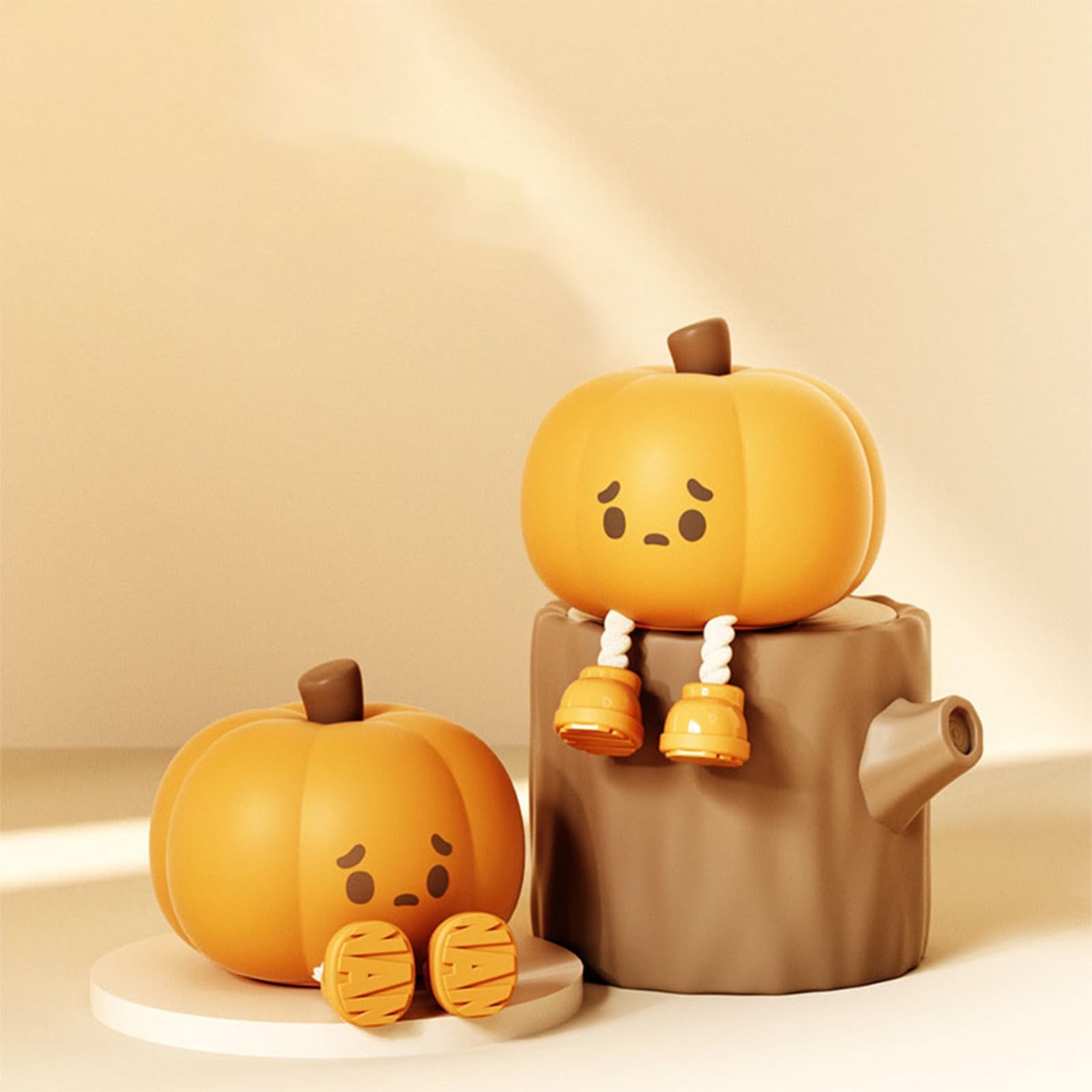 Wldoasz Cute Pumpkin Night Light, Kawaii LED Lamp, Silicone Touch Light ...