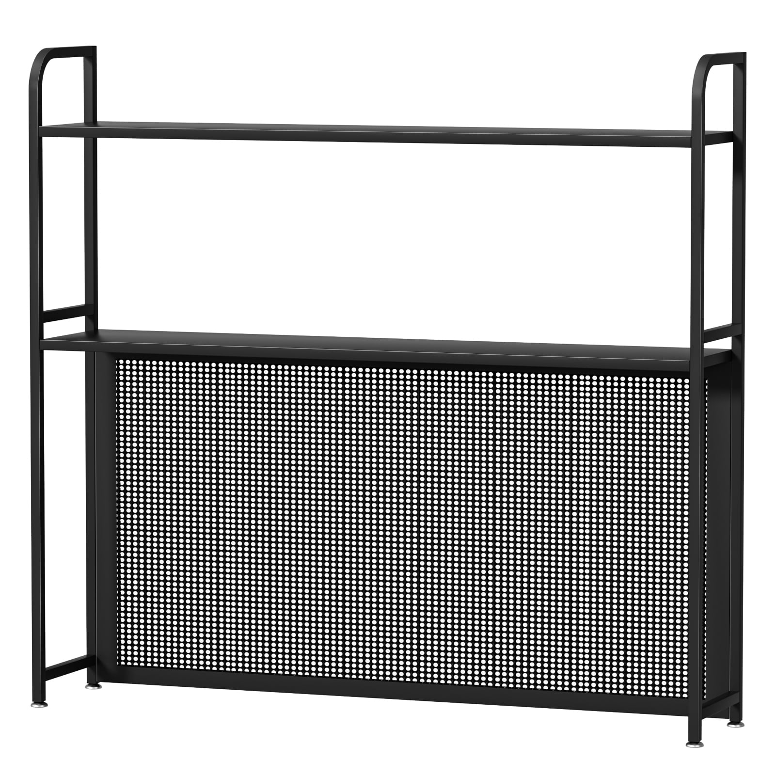 Wliqien 2-Tiers Desktop Shelf Organizer, Above Desk Book Shelves ...