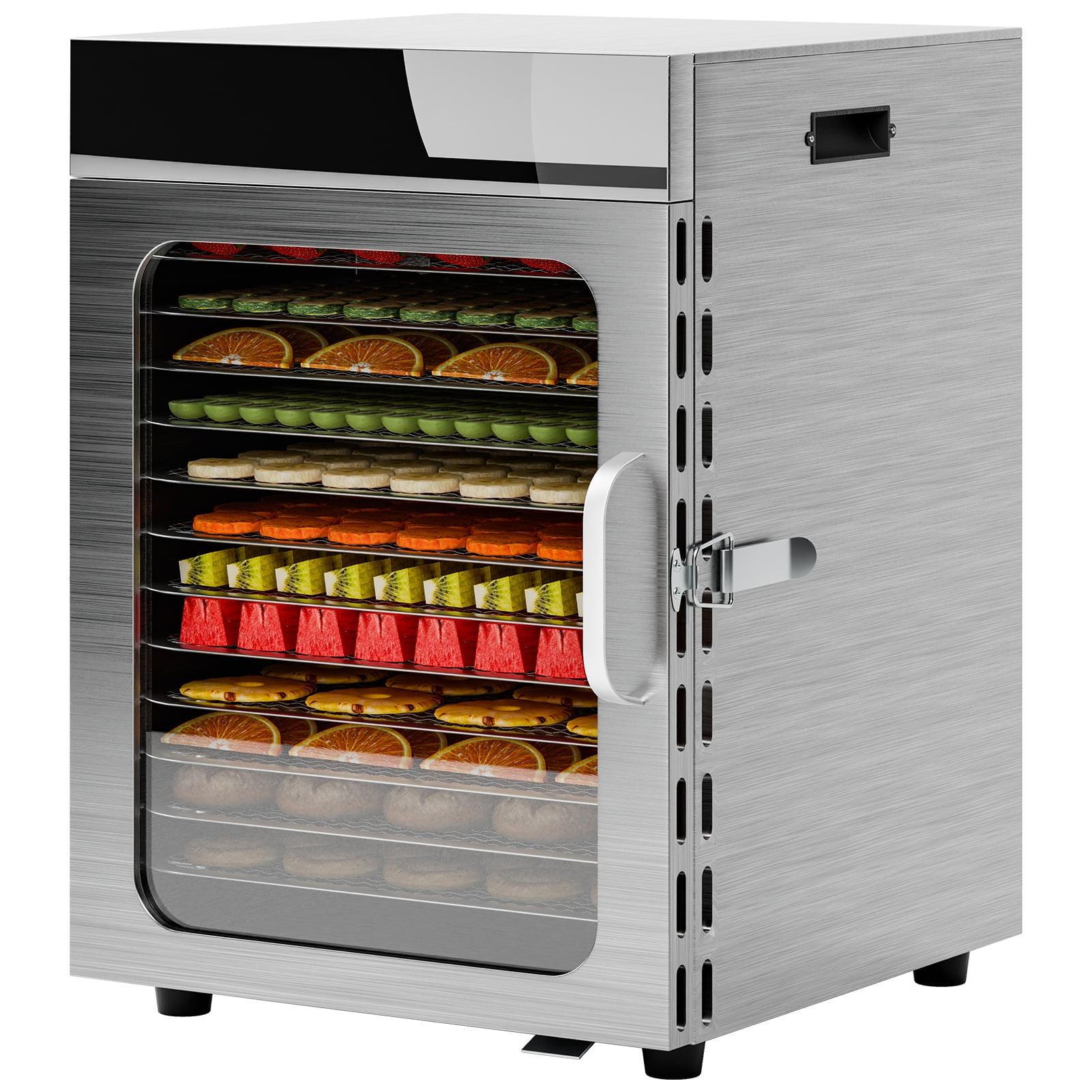 Wliqien 800W Food Dehydrator, 12-Trays Stainless Steel Fruit ...