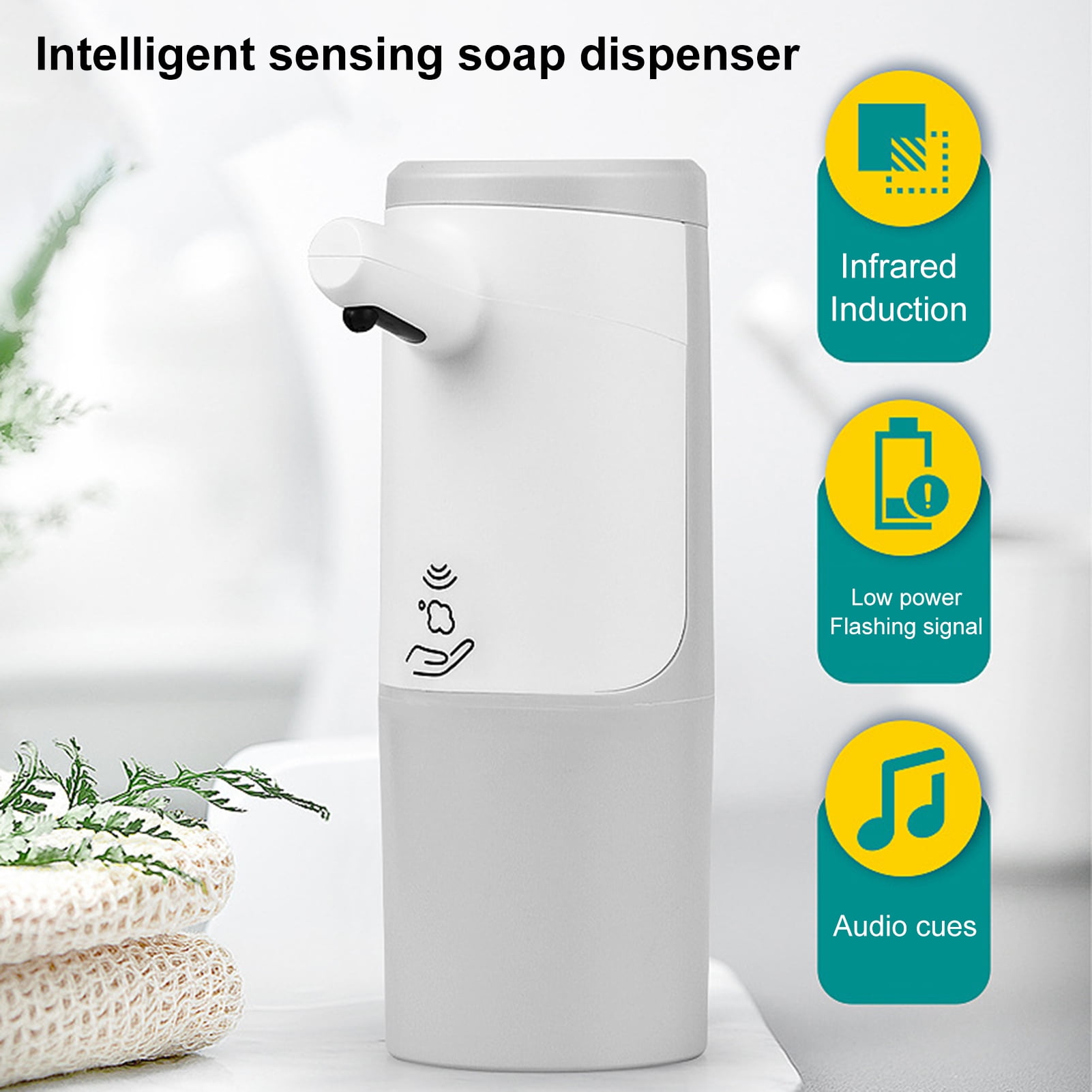 Wliqien Automatic Soap Dispenser Rapid Foaming Sensitive Touchless ...