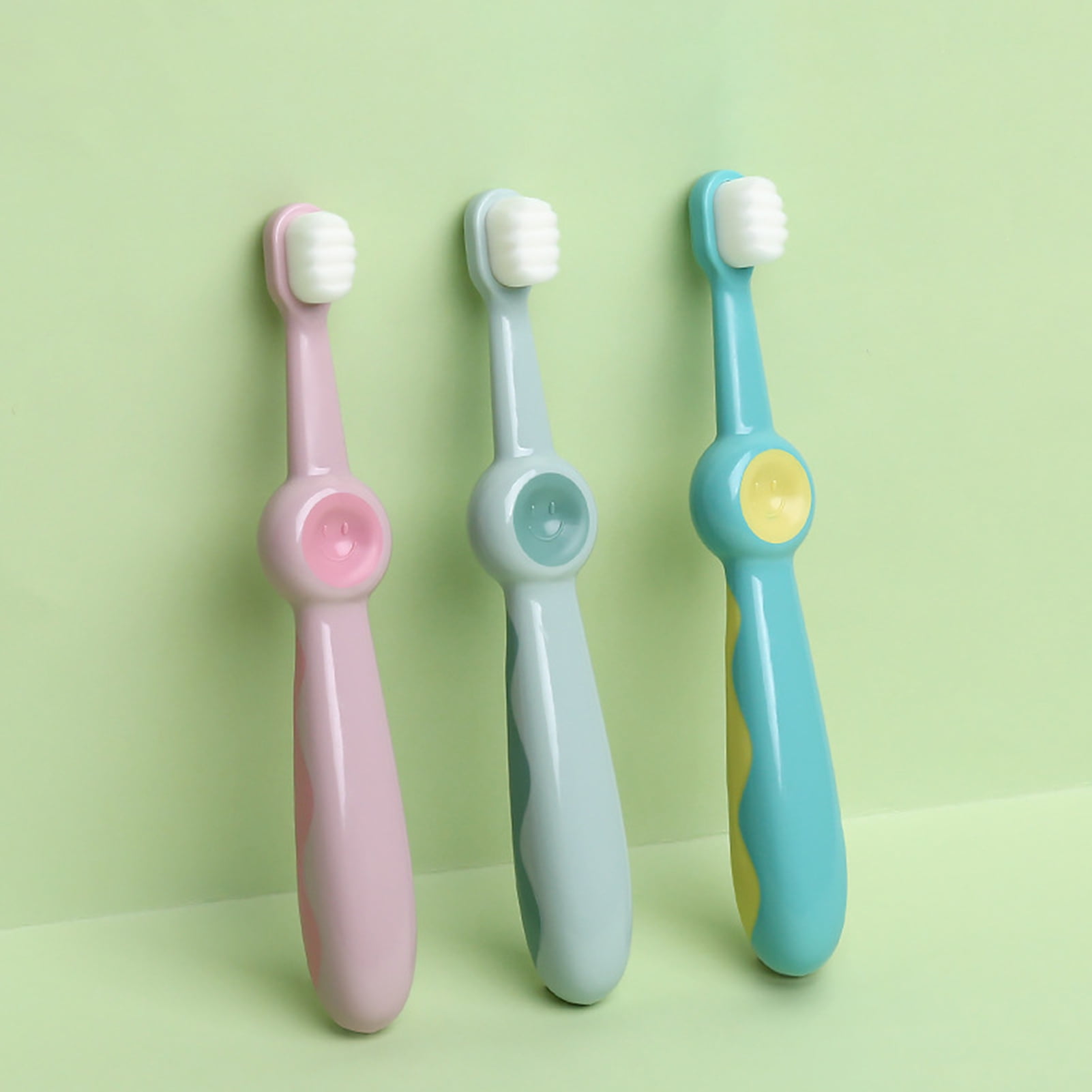 Wliqien Baby Toothbrush Lightweight Safe PP Soft Bristles Toothbrushes ...