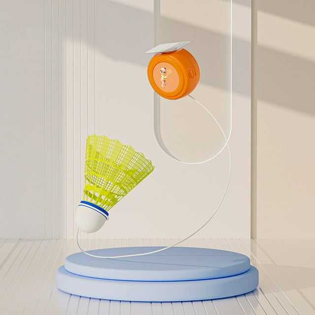 Wliqien Badminton Trainer Set Self Training Tool Height Adjustable ...