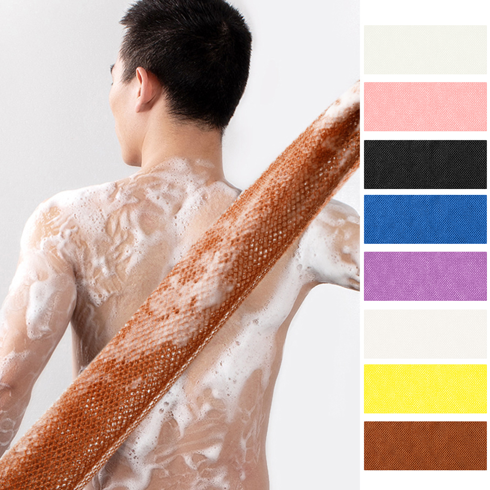 Wliqien Exfoliating Bath Mesh High Elastic Quick-Dry Rich Foam Dense ...