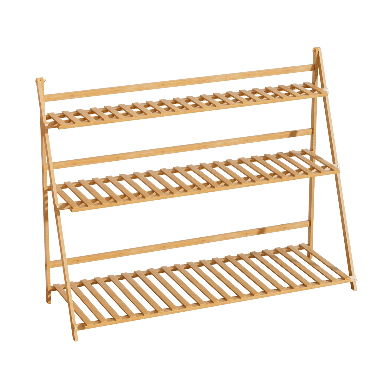 Wliqien Flower Ladder Stand, Indoor Outdoor Garden Ladder Display Shelf ...