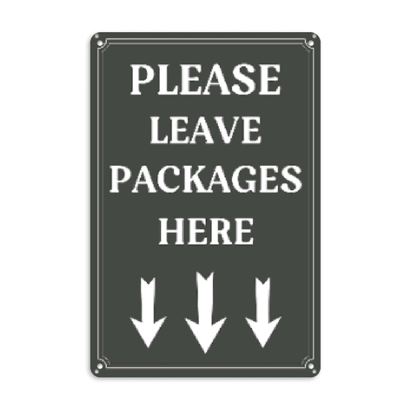 Wllo0ord Delivery Signs For Packages Please Leave Packages Here Sign ...