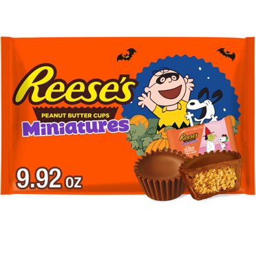 Reese's Trick Treat Milk Chocolate Peanut Butter Bats Snack Size ...