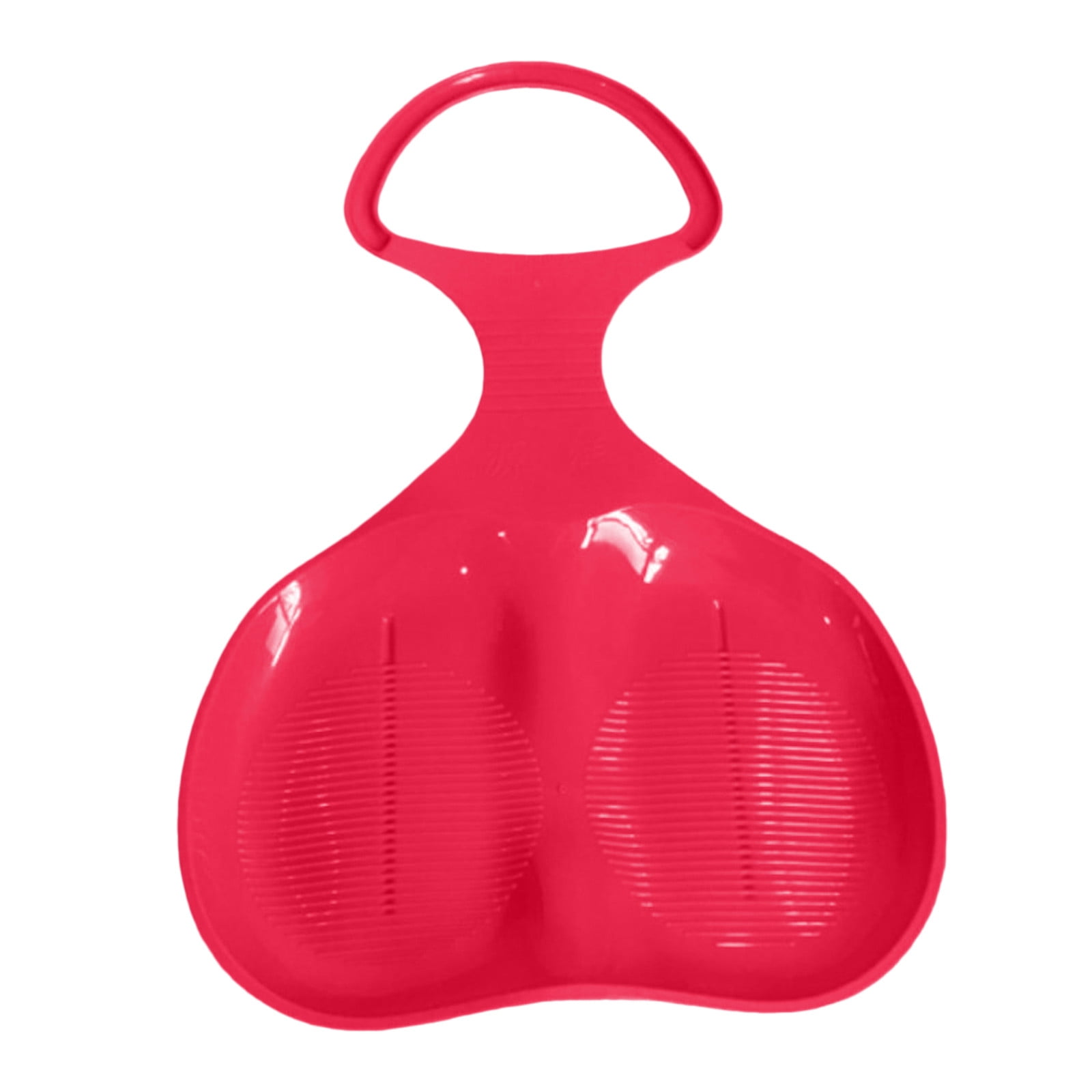 Wlrmin 2PCS Red Ski Board Adult Snow Disc Snow Saucer Downhill Sprinter ...