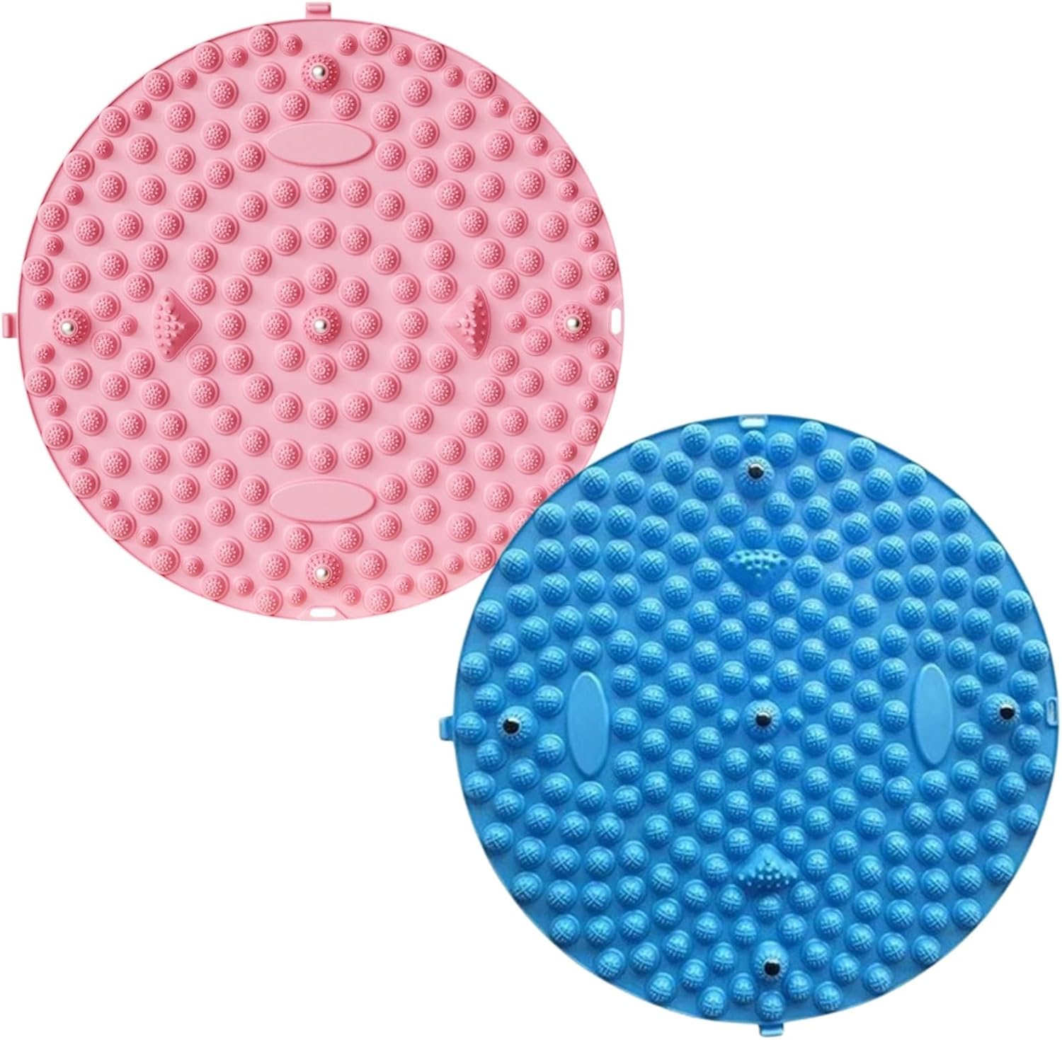 Wlrmin 2Pack(Blue+Pk) 55cm Foot Massage Mat, Feet Massager, Portable ...