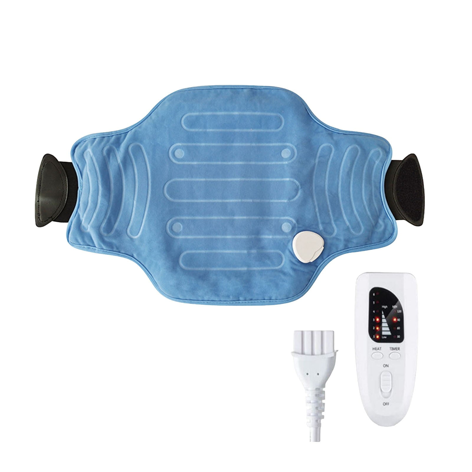 Wlrmin Cordless Heating Pad for Back, Lower Back Massager, Heated Back ...