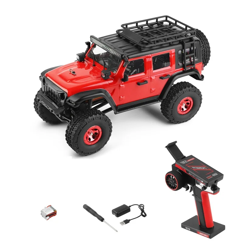 Wltoys 1/24 2428 RC Car 4WD Electric Crawler 130 Carbon Brush Motor 3km ...