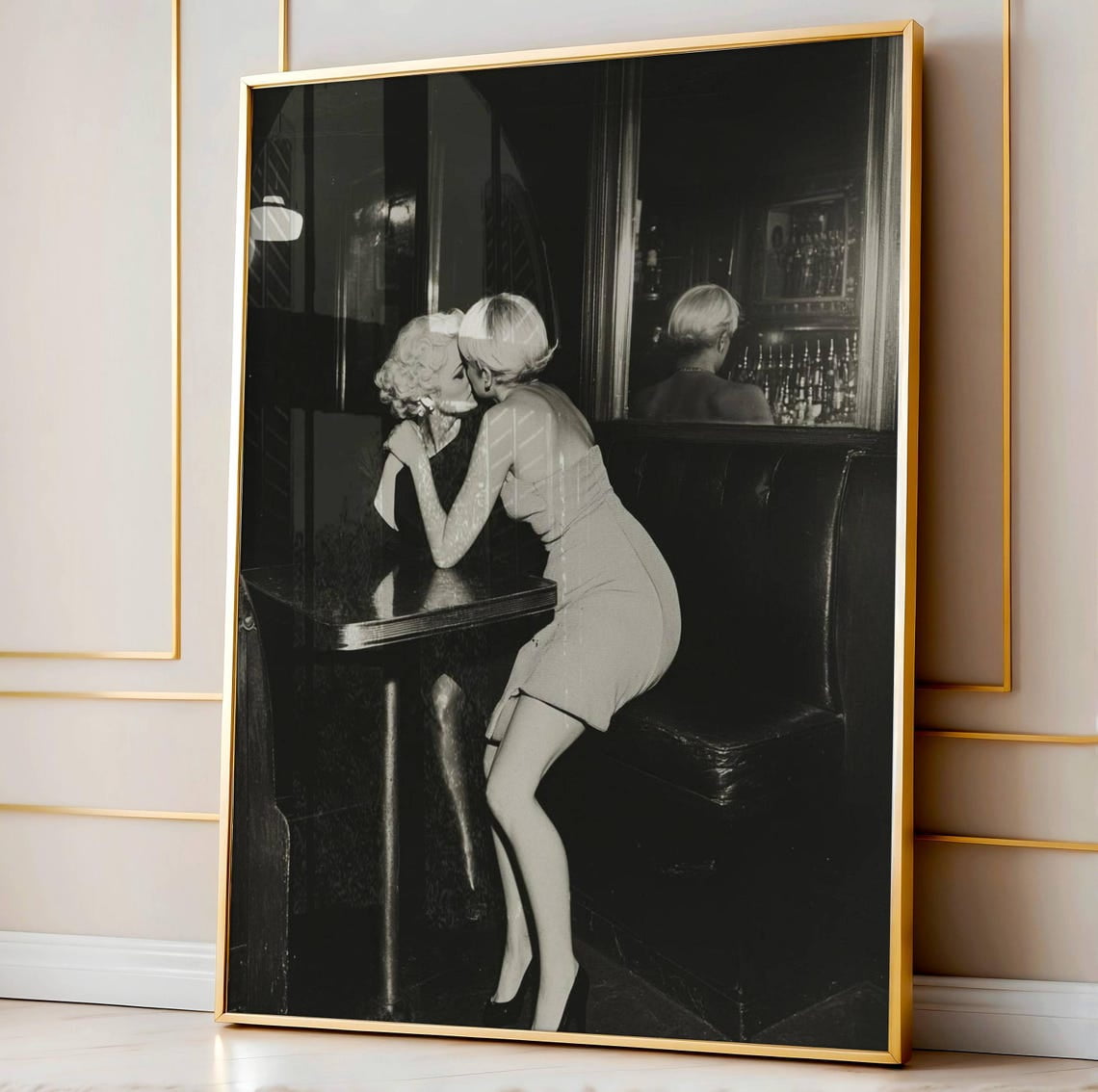 Wlw Art Print, Sapphic Romance Wall Decor, Able Poster, Lgbtq+ Artwork For Women, Wall Decor For ...