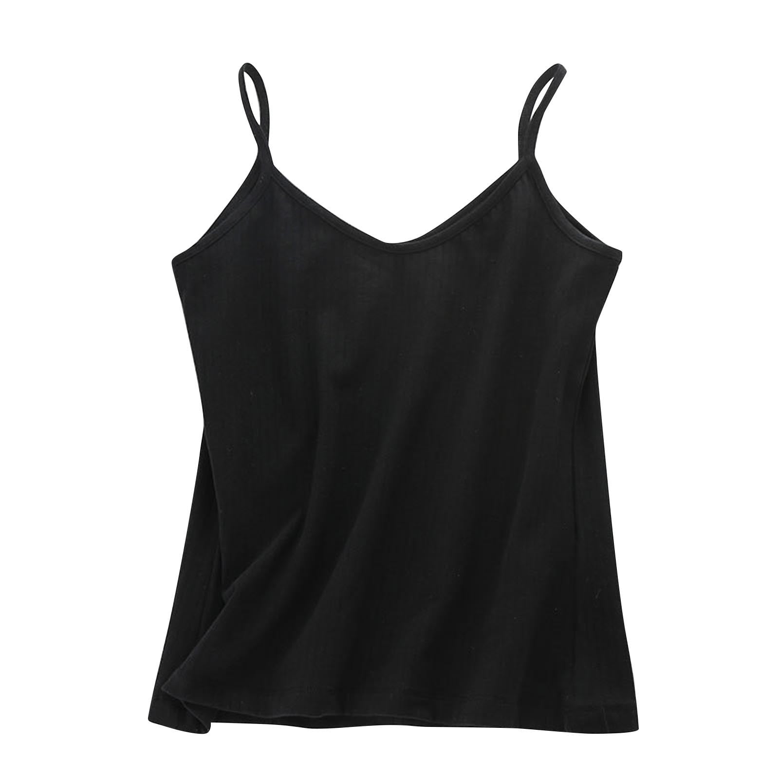 Wlynlyn Womens Plus Size Tank Tops Spaghetti Strap Sleeveless ...