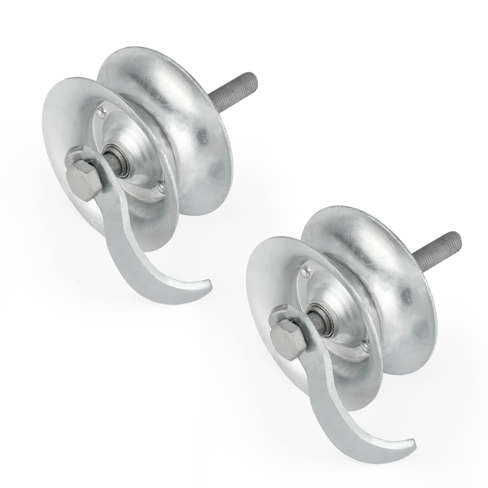 Wmebee 2 Pack Sliding Gate Rollers 5" Steel Pipe Track Roller ...