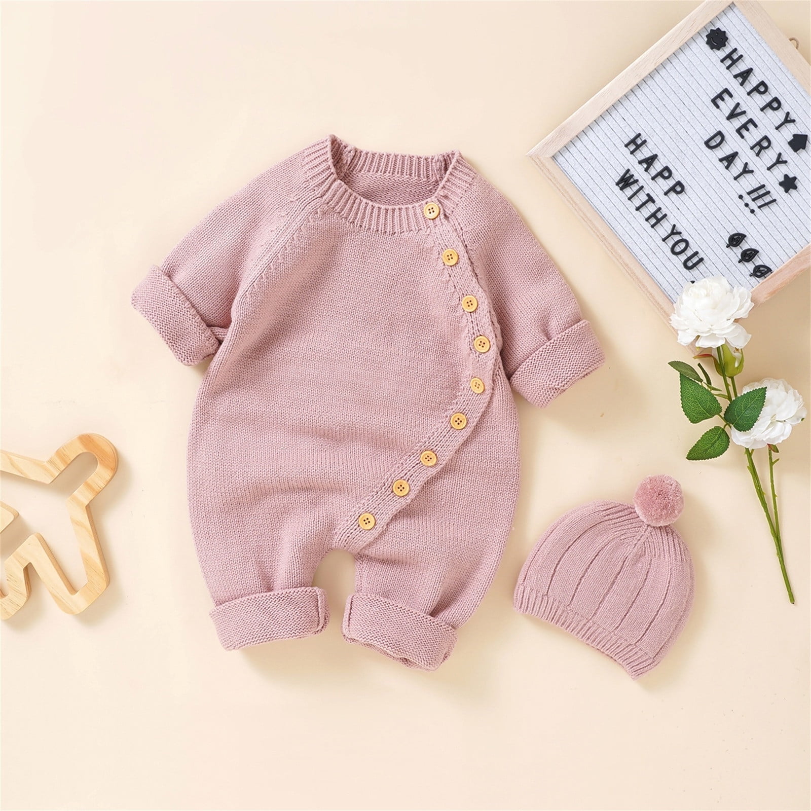 Wmhsylg Fashion Boys Sweaters Newborn Infant Boy Girl Solid Knitted ...