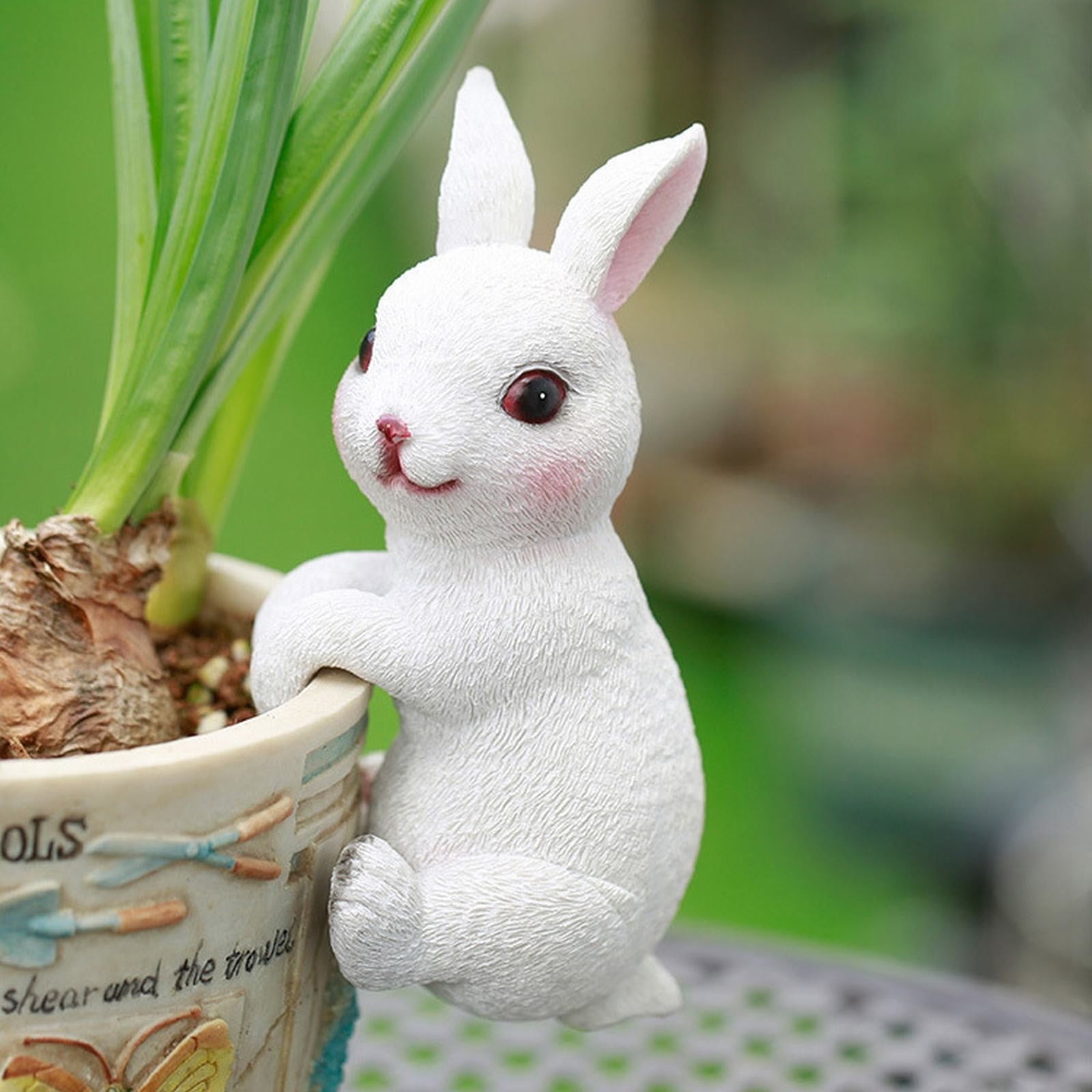 Wmhsylg Flower Pots Cute Animal Hanging Cup Resin Decoration Cat Dog ...