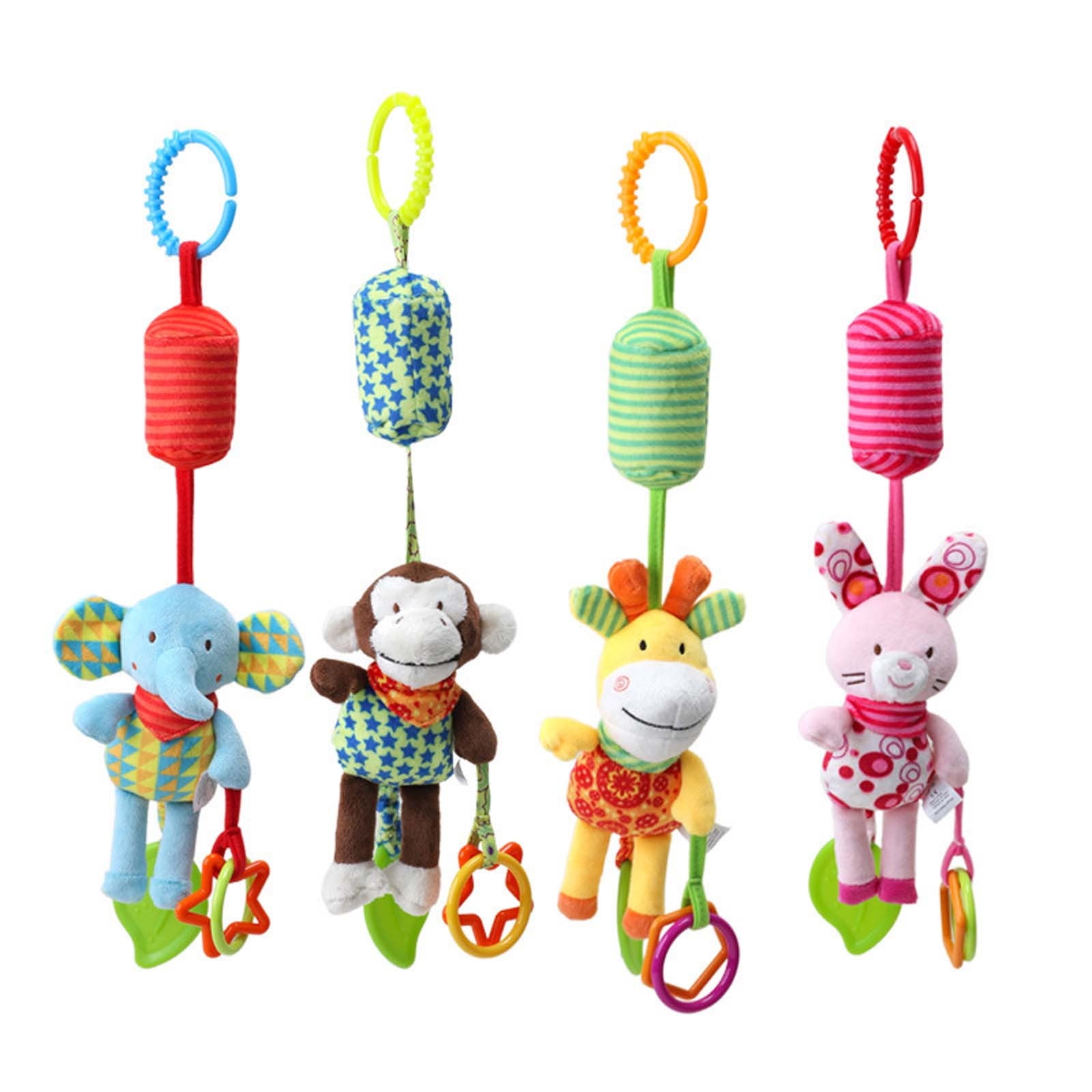 Wmkox8yii Baby Hanging Rattles Toys,Car Seat Toys for Babies 0–12 ...