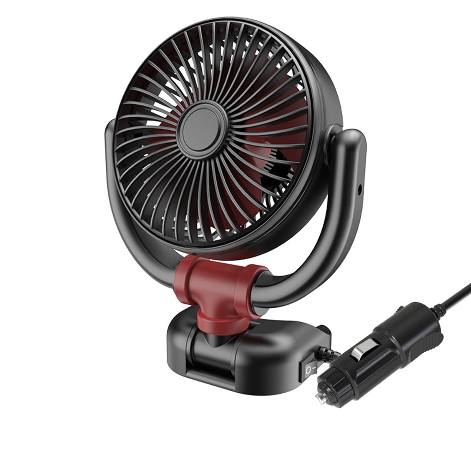 Wmkox8yii Car Fan Portable,USB or Cigarette Lighter Link Power Fan for ...