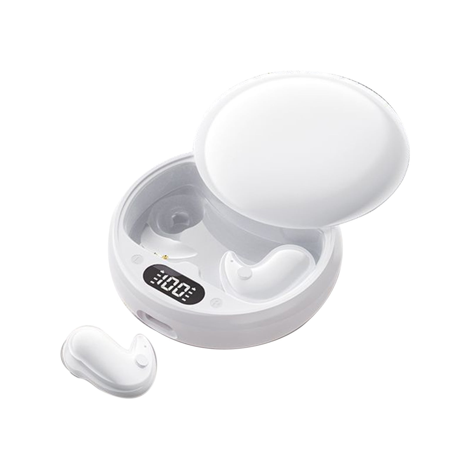 Wmkox8yii Earbuds Wireless Bluetooth Earbuds with Round Charging Case ...