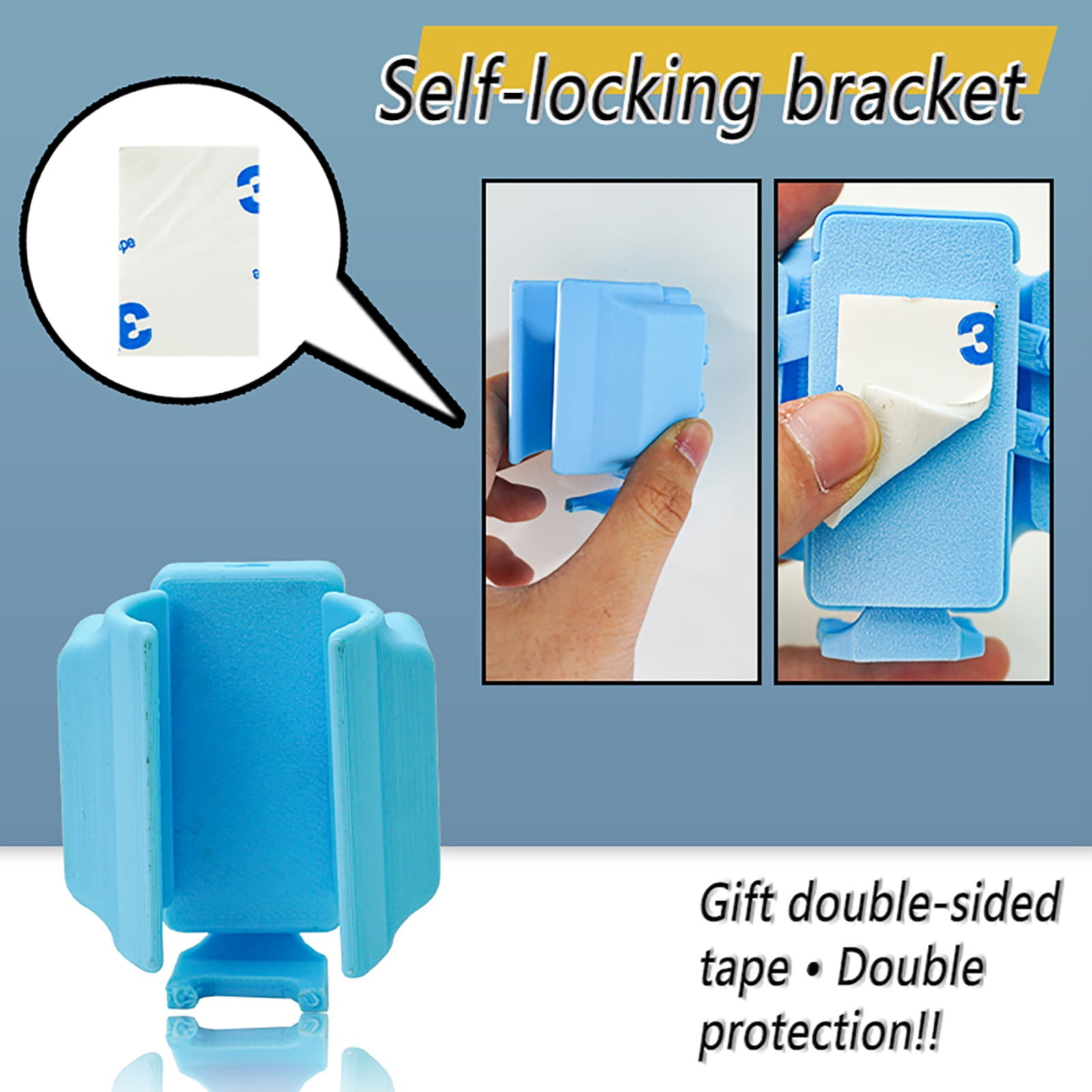 Wmmxey Self-Locking Bracket,"Blue Bracket Plastic Clip for Secure ...