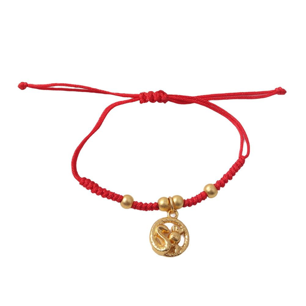 Wmool 2025 Year of Snake Red String Bracelet, Adjustable Red Rope ...