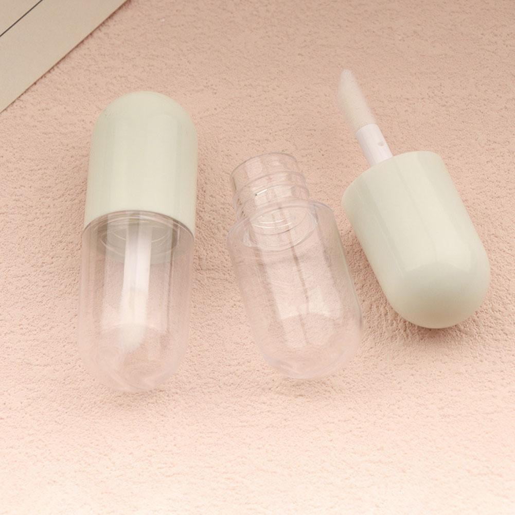 Wmool 5ml Capsule Shaped Lip Gloss Tubes Containers Refillable Lip ...