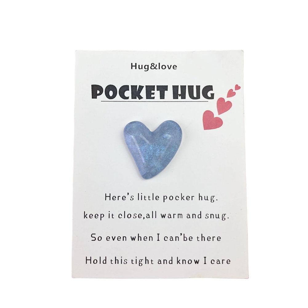 Wmool A Little Pocket Hug, Little Heart Pocket Hug Token, Heart ...